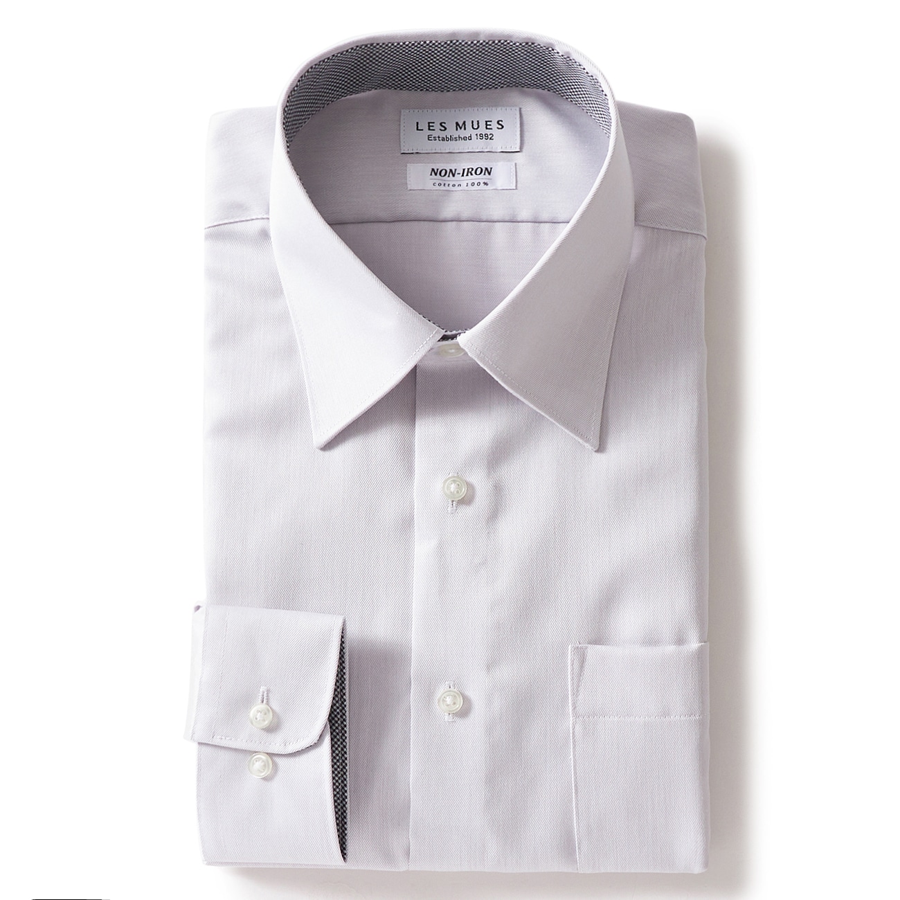 ノンアイロンコットン レギュラーカラーシャツ LES MUES レギュラーフィッ...【AOKI公式通販】