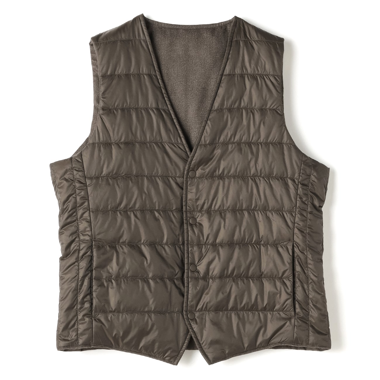 【L＆Wデザイン】リバーシブル ダウン混ジレ－AOKIを紹介