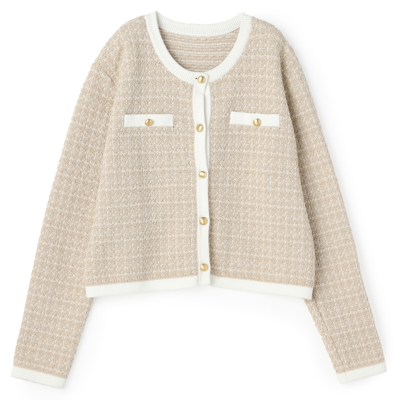 MERYコラボ 配色ニットジャケット【AOKI公式通販】