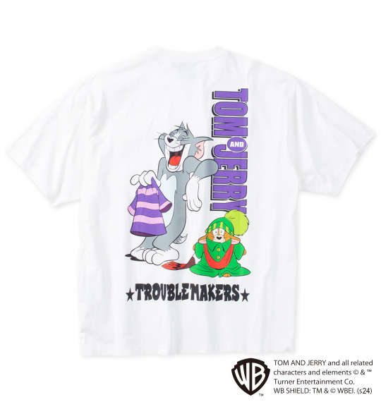 TOM and JERRY 天竺プリントポケット付半袖Tシャツ【AOKI公式通販】